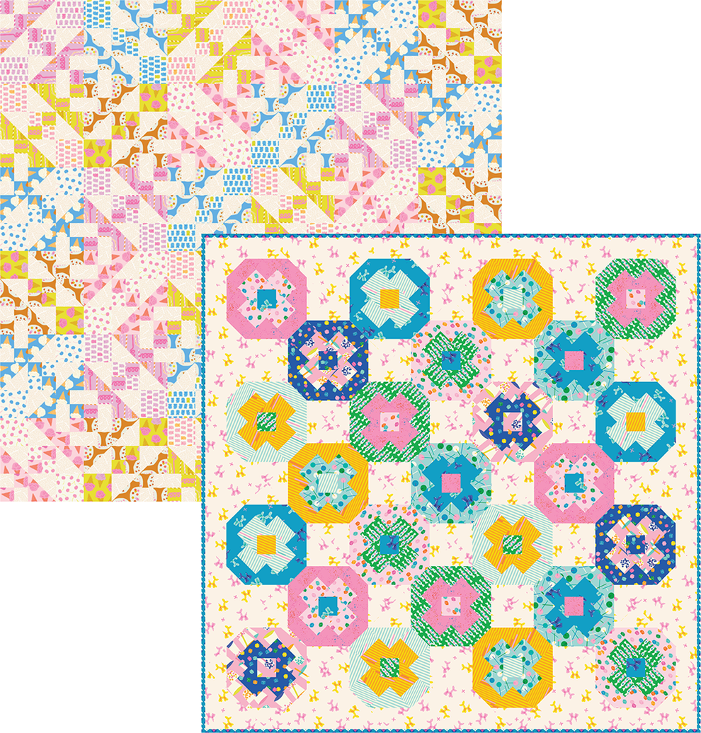 Quilt Pattern Bundle - Churn Dot and Sugarcubes PDF – patch and dot