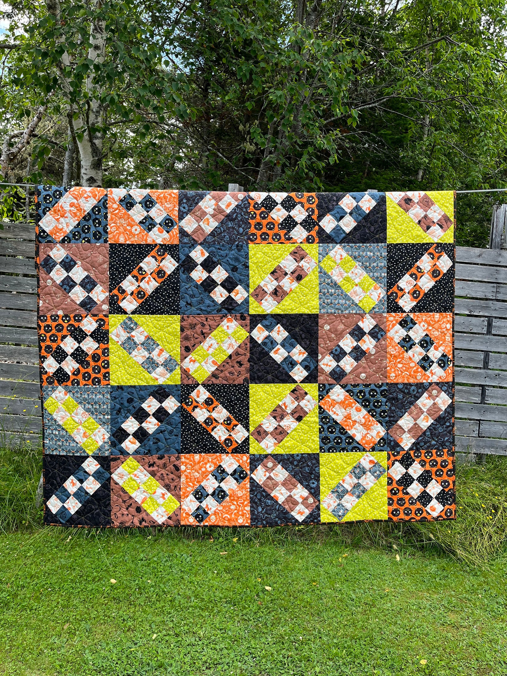 Five and Dime Quilt Pattern - PDF – patch and dot